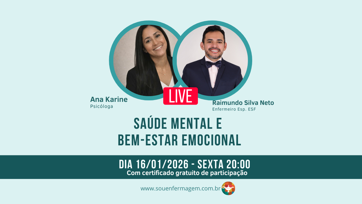 Sou Enfermagem promove palestra gratuita sobre Saúde Mental no Janeiro ...